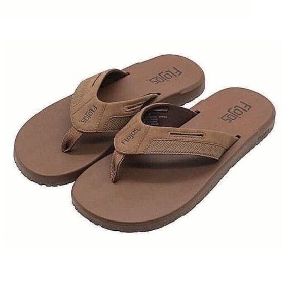 Flojos | Shoes | New Flojos Mens Memory Foam Flip Flop Sandals | Poshmark